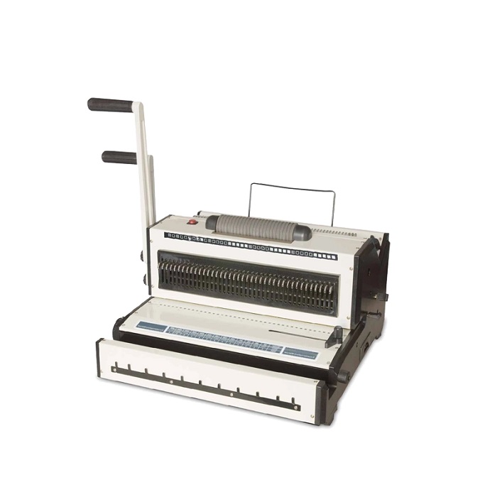 خرید و قیمت دستگاه صحافی فنر فلزی دوکاره دوبل مورب مدل 2019